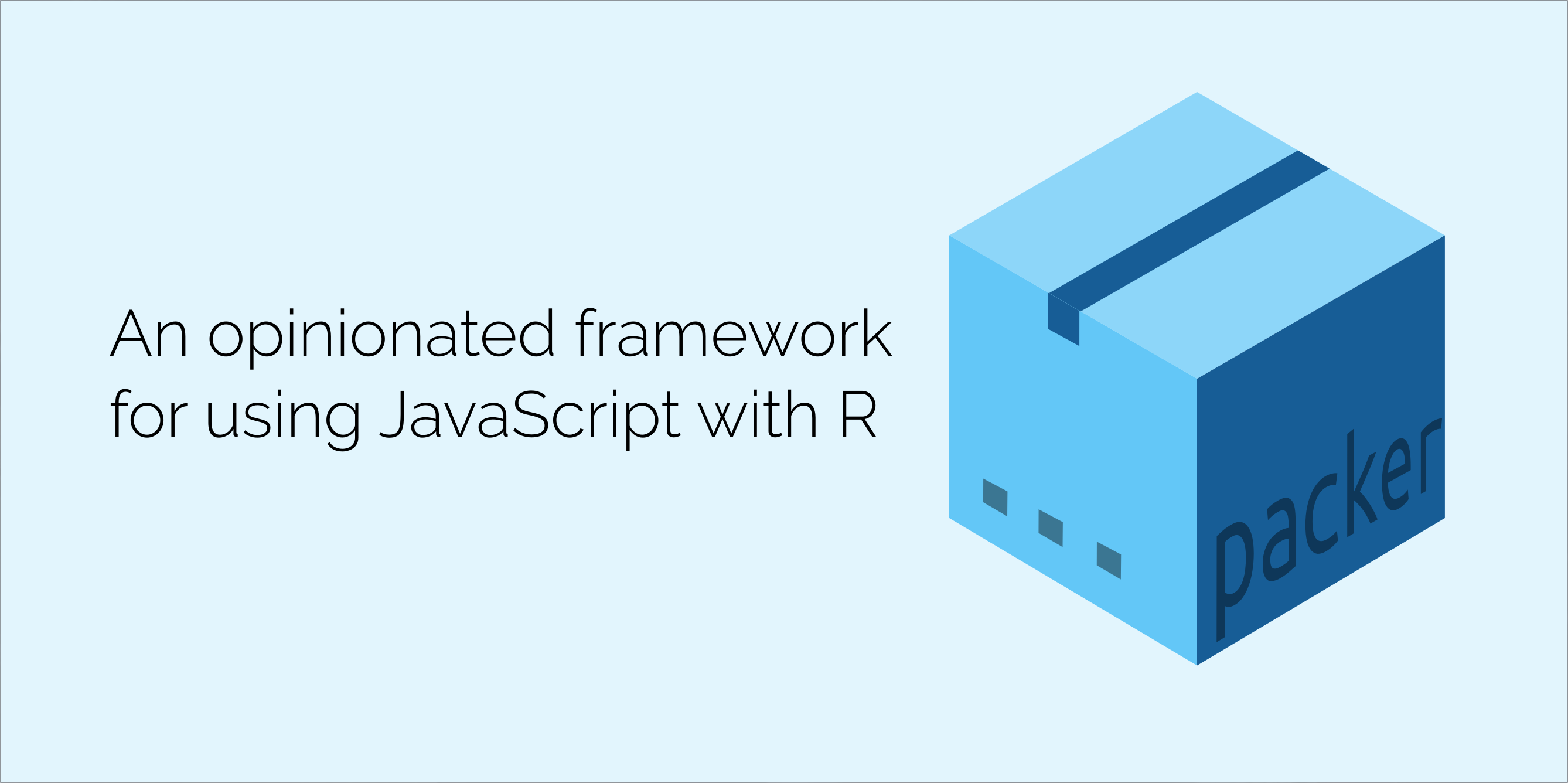 packer - JavaScript with R